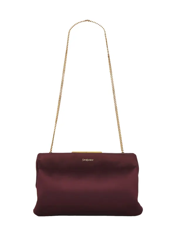 Saint Laurent Small Clutch - Red Pear