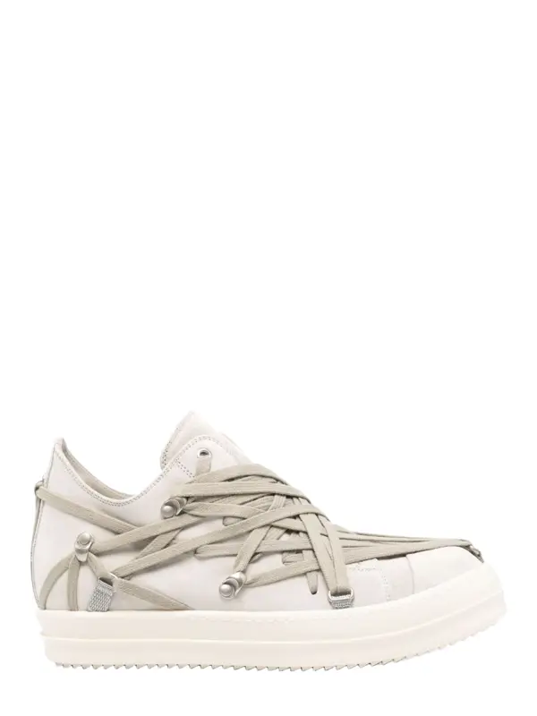 Rick Owens Megalace Sneakers - Neutrals