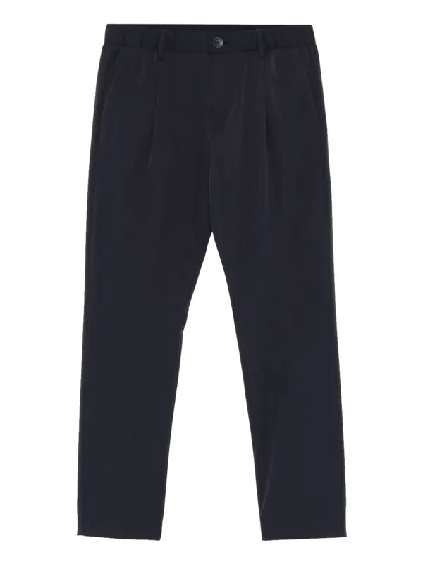 Herno Seersucker Trousers - Blue