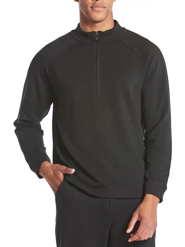 PUBLIC REC Weekend Half Zip Sweatshirt - Black
