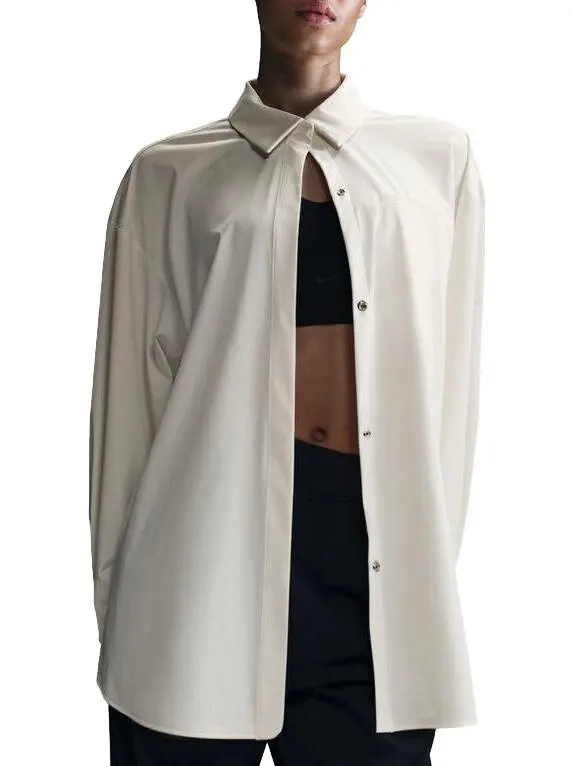 Nike 24.7 Dri-fit Button-up Shirt - Sail/ Sail