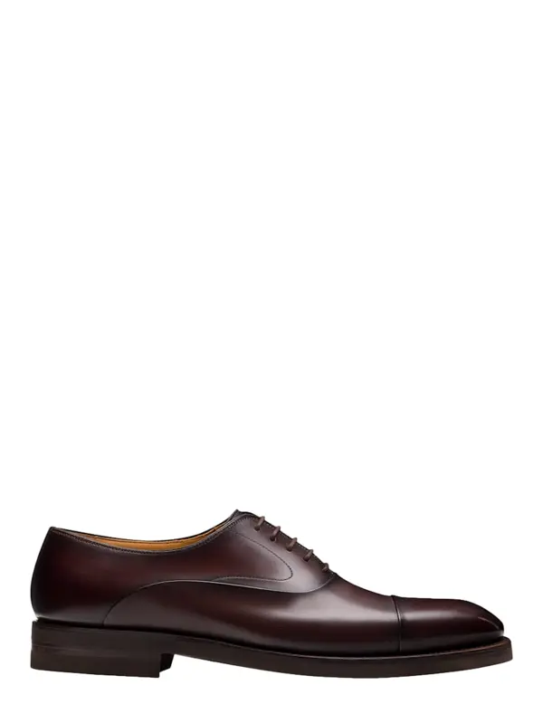 Magnanni Omega Cap-toe Oxfords - Midbrown