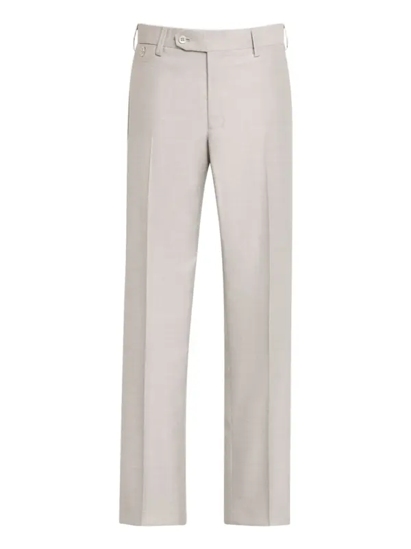 Stefano Ricci Wool And Silk Five-pocket Trousers - Light Grey