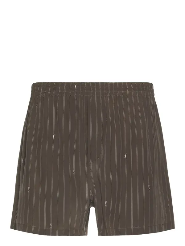 Saint Laurent Short - Gris Blanc