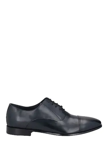 CALPIERRE Leather Oxford Shoes - Navy