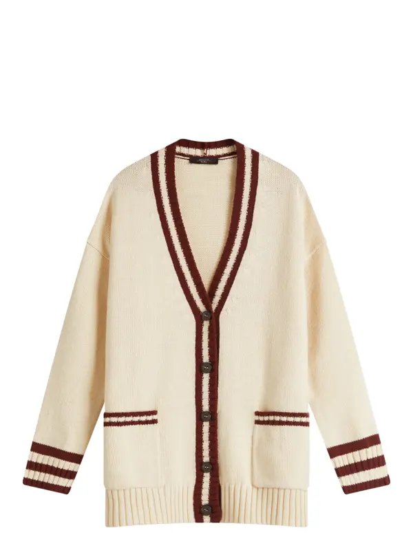 WEEKEND BY MAX MARA Vicolo Cricket Cardigan - Bordeaux