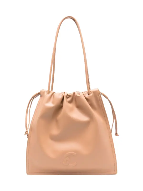 COCCINELLE Logo-embossed Tote Bag - Brown