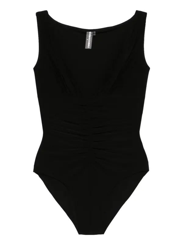 Norma Kamali Tara Bodysuit - Black
