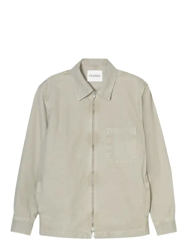 Closed Zip-up Jacket - Neutrals