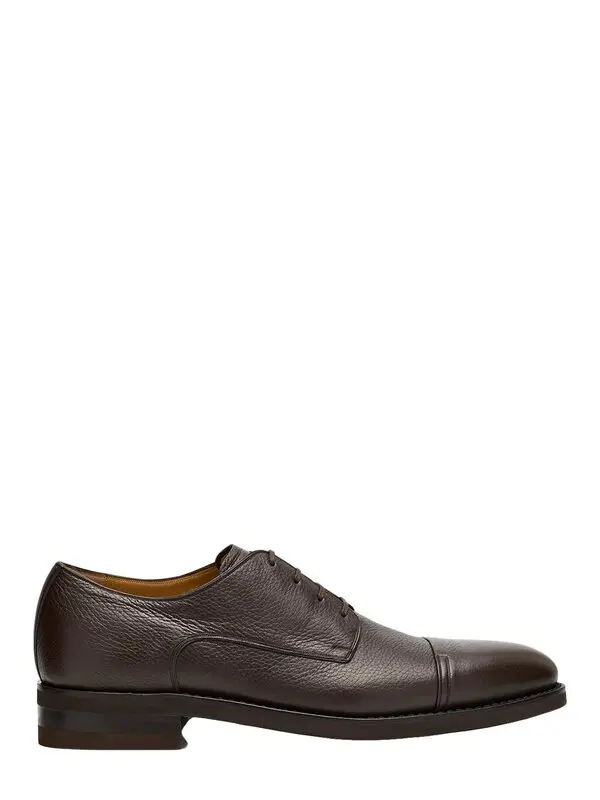 Bally Scrivas Leather Derby Shoes - Ebano