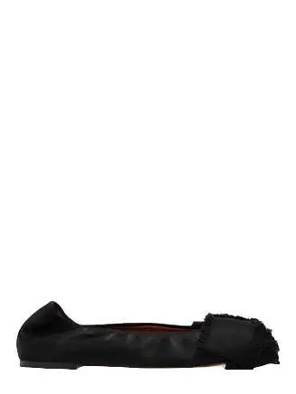 LANVIN Ballerina With Bow - 10 Black