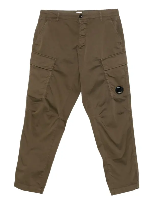C.P. COMPANY Lens-detail Cargo Pants - Green