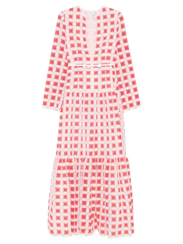 Giambattista Valli Lace Maxi Dress - Pink