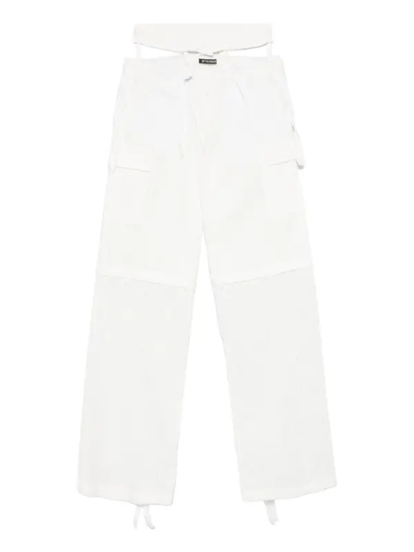 Ottolinger Baggy Cargo Trousers - White