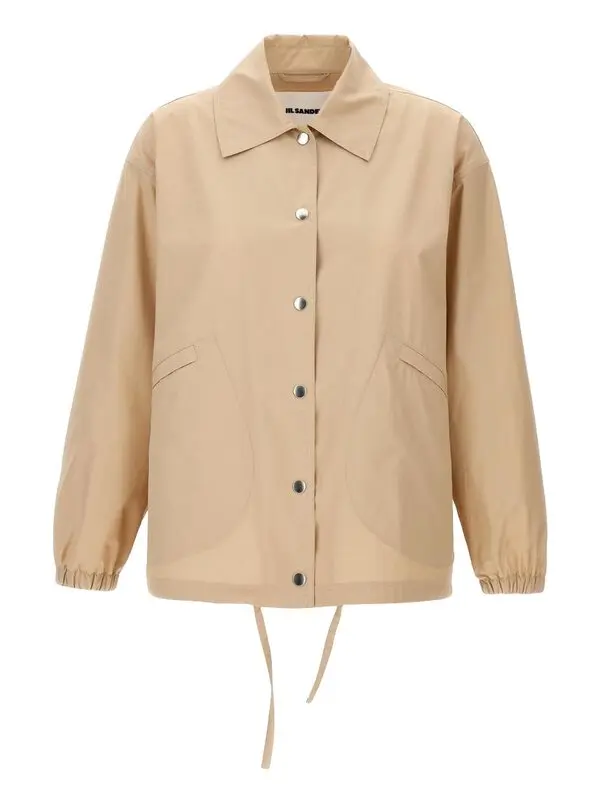 JIL SANDER Logo Jacket - Beige
