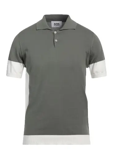 Alpha Studio Sweater Size Cotton - Sage Green