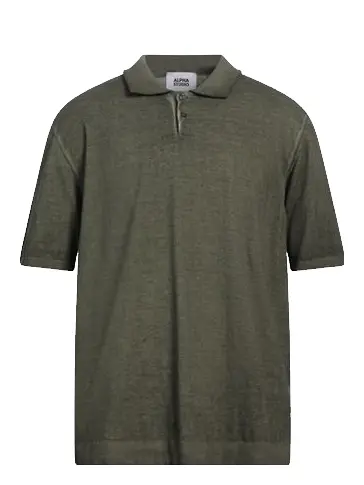 Alpha Studio Military Cotton Sweater - Green