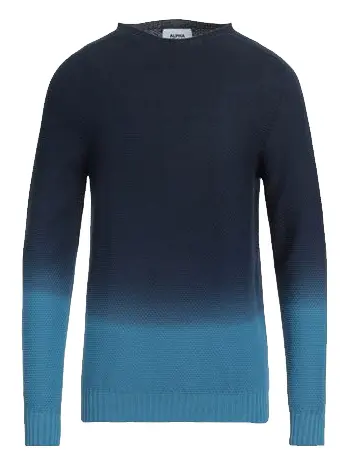 Alpha Studio Cotton Sweater - Navy