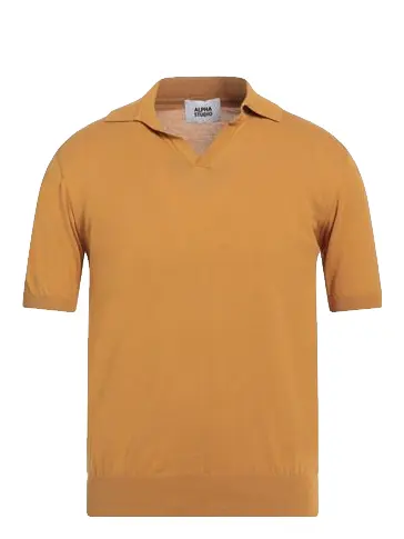Alpha Studio Cotton Sweater - Yellow