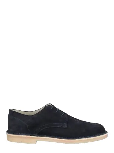 CAFÈNOIR Lace-up Leather Derby Shoes - Grey