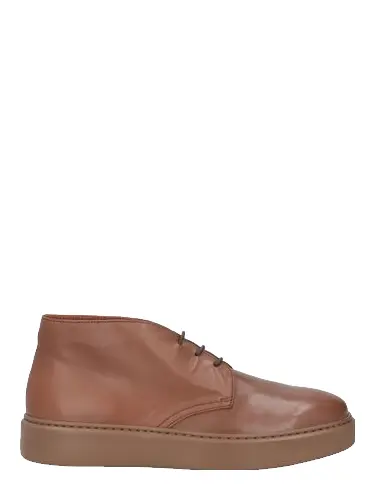 DOUCAL'S Leather Ankle Boots - Brown