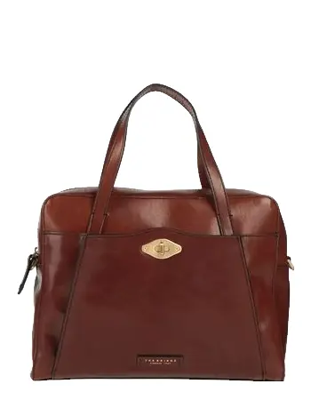 THE BRIDGE Leather Laptop Bag - Brown