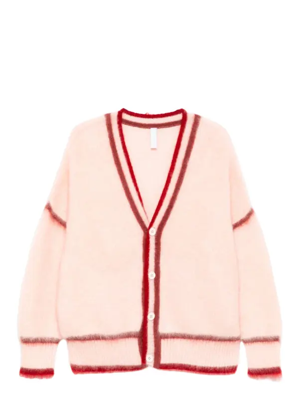 CFCL Brushed Effect Cardigan - Pink