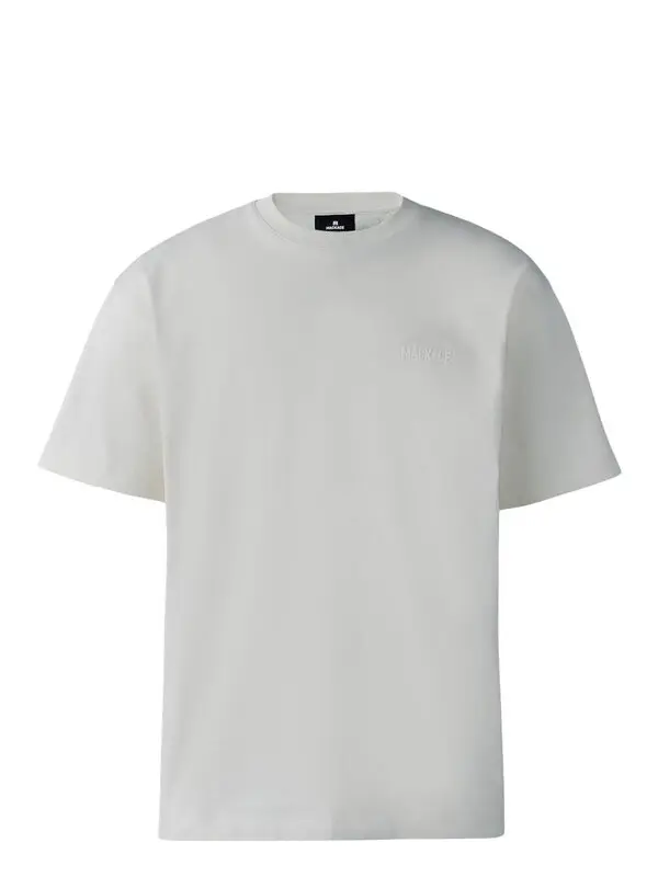 Mackage Tee-r T-shirt With Silicone Logo - Cream