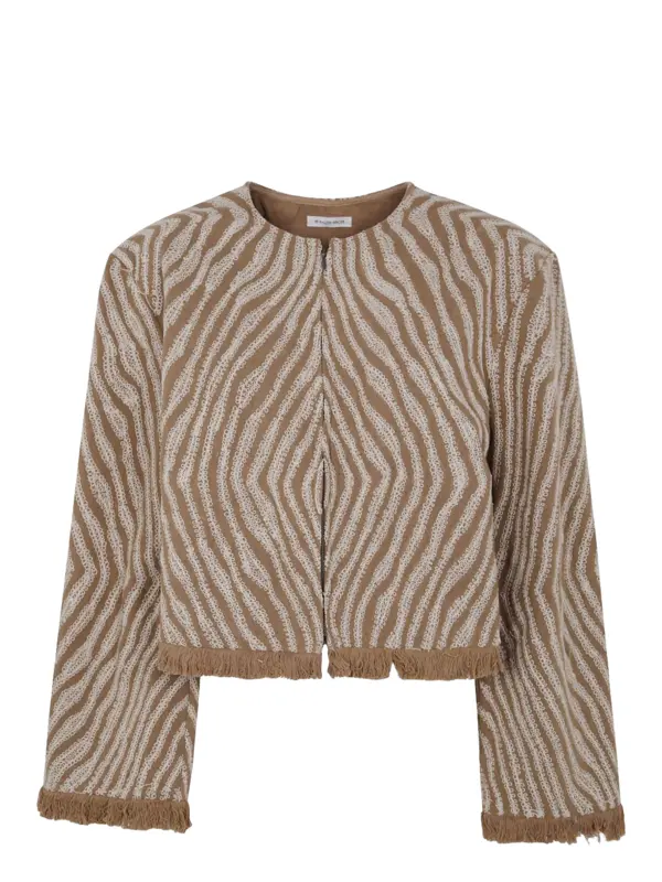 BY MALENE BIRGER Zebra-print Jacket - Brown