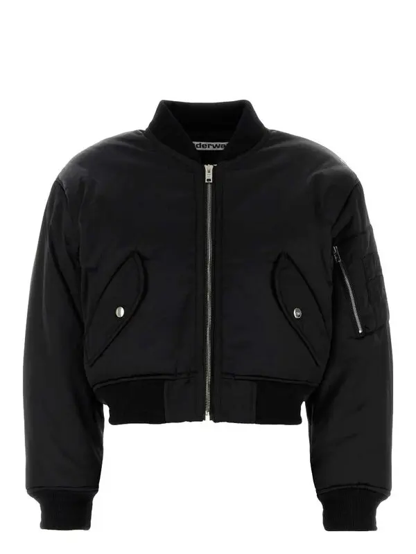 Alexander Wang Nylon Bomber Jacket - Black
