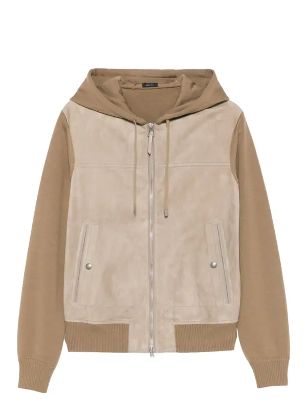 TOM FORD Suede Bomber Jacket - Brown