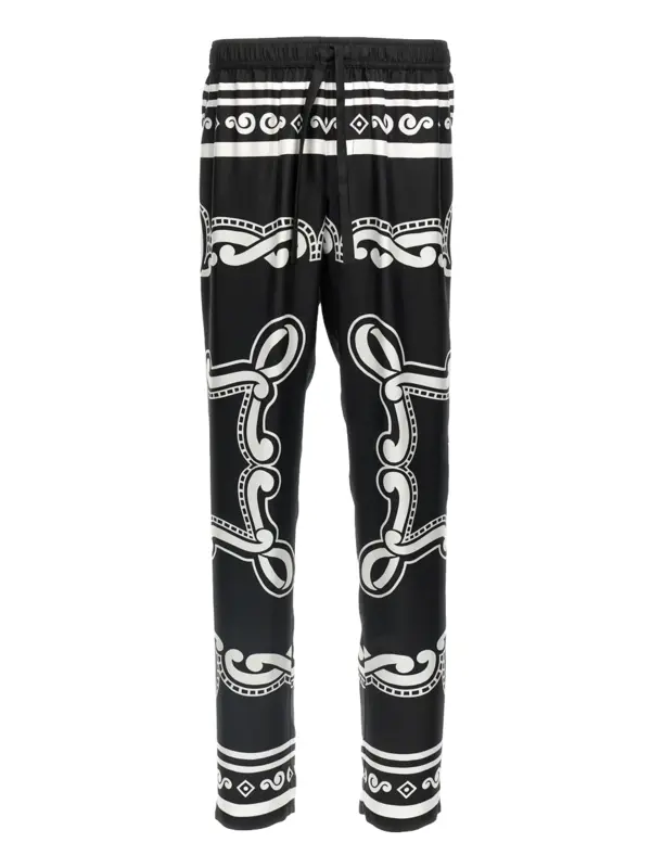 Dolce & Gabbana Silk Pants - Multicolor