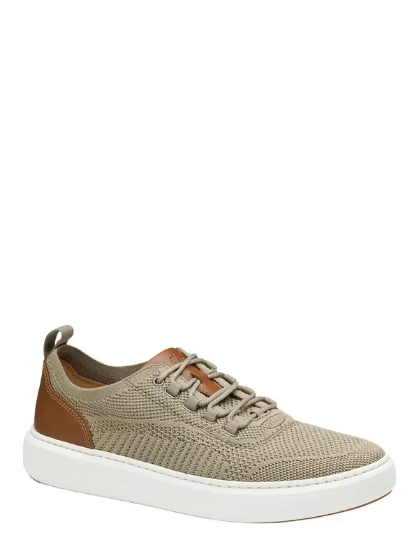 Johnston & Murphy Anders Knit Sneakers - Taupe Knit