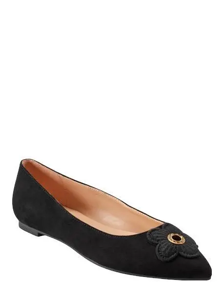 Bandolino Starry Pointed Toe Flat - Black