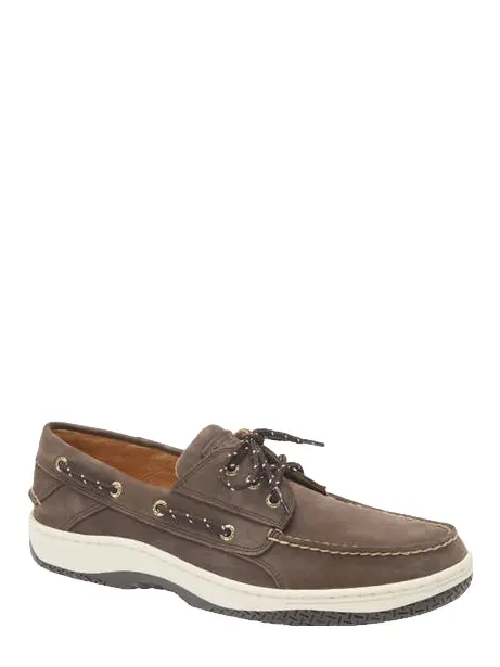 Sperry Billfish™ 3-eye Boat Shoe - Brown Leather Nubuck