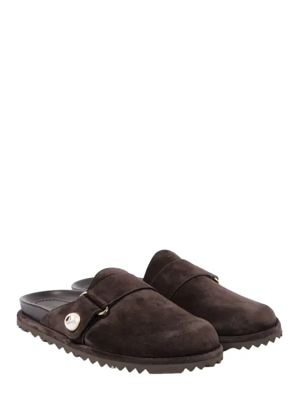 JIMMY CHOO Fayence Suede Sandals - Brown