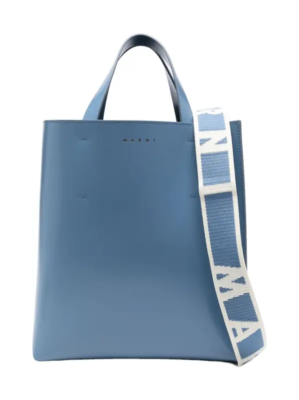 Marni Small Museo Tote Bag - Blue