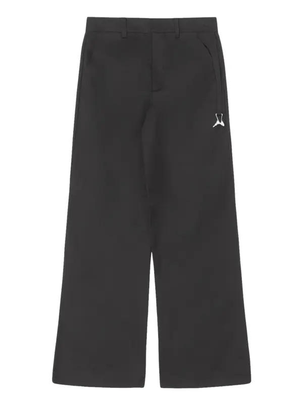 HELIOT EMIL Igneous Wide Leg Trousers - Black