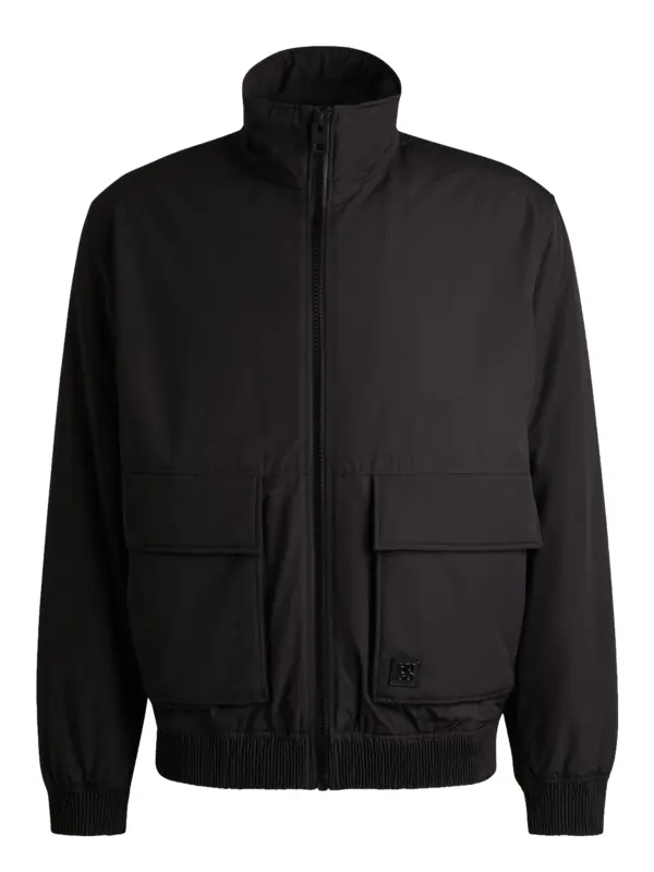 Hugo Boss Padded Bomber Jacket - Black