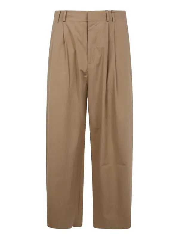 Studio Nicholson Cotton Trousers - Brown