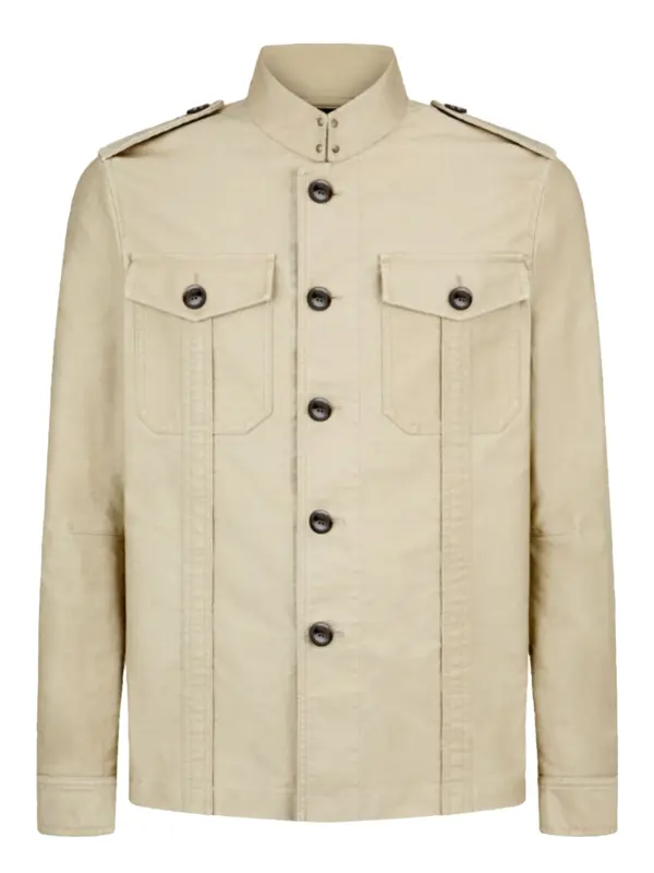 TOM FORD Cotton Jacket - Neutrals