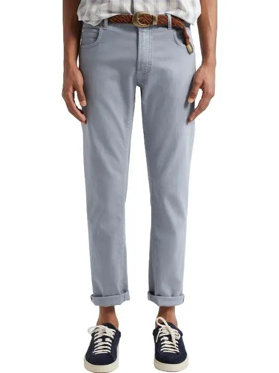 Eleventy Slim Leg Stretch Jeans - 08 Denim