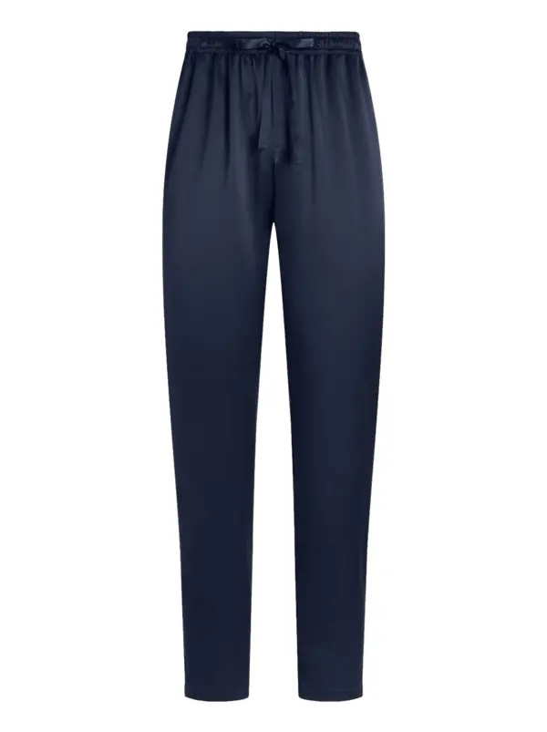 Dolce & Gabbana Embroidered Pajama Pants - Blue