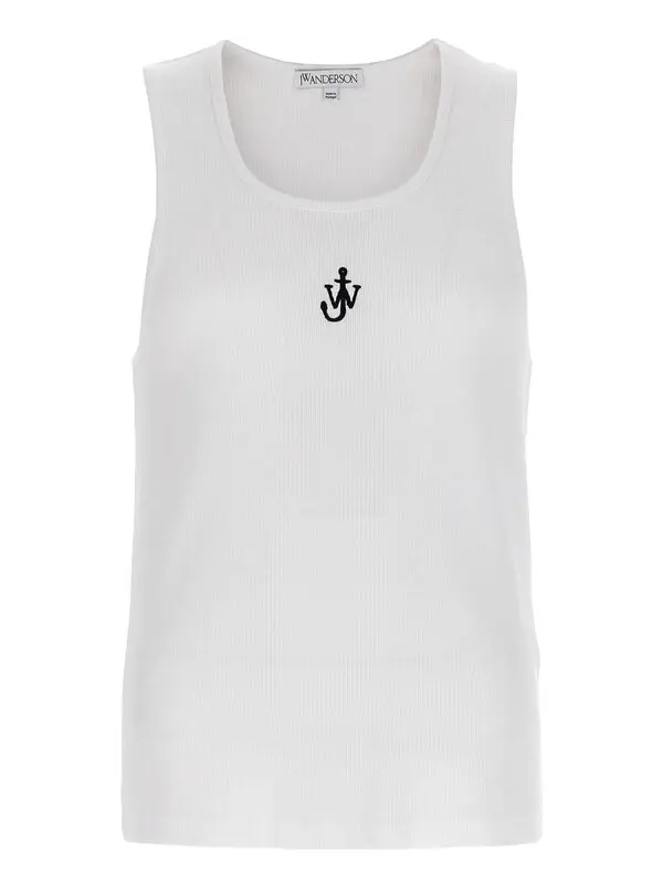 JW Anderson Anchor Embroidery Top - Multicolor