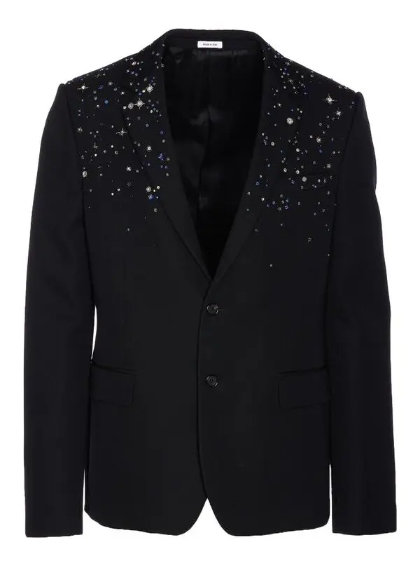 Alexander McQueen Single Breasted Jacket - Black