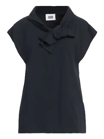 Alpha Studio Bow Blouse - Blue