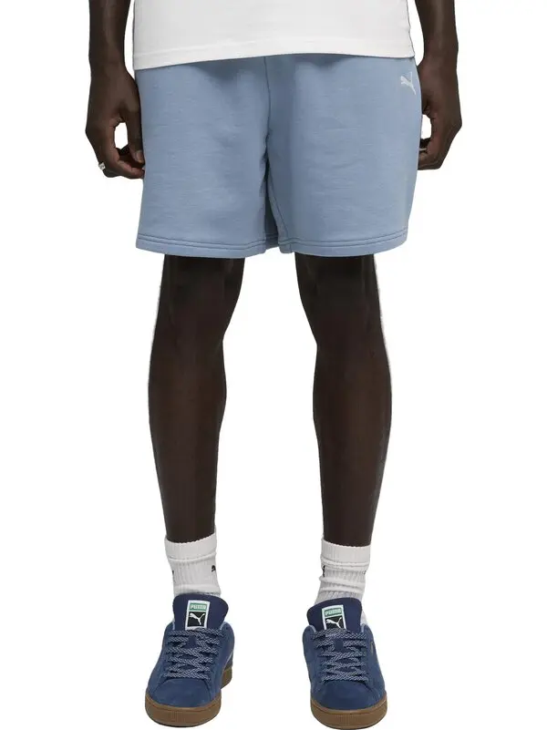PUMA Wardrobe Essentials 7" Relaxed Shorts - Blue