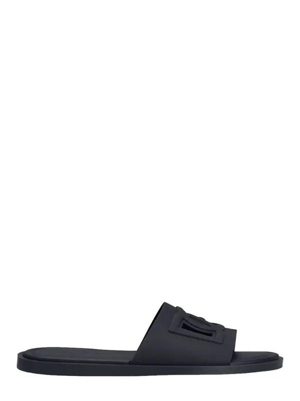 Dolce & Gabbana Rubber Slides - Dark Blue
