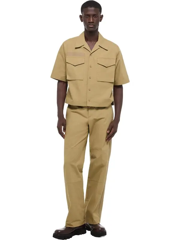 Helmut Lang Boxy Field Shirt - Warm Khaki