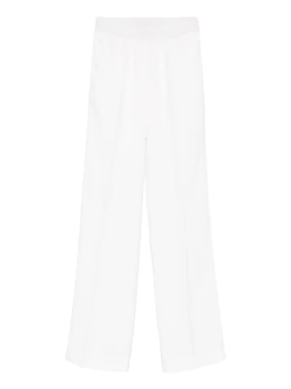 ERMANNO FIRENZE Straight-leg Trousers - White